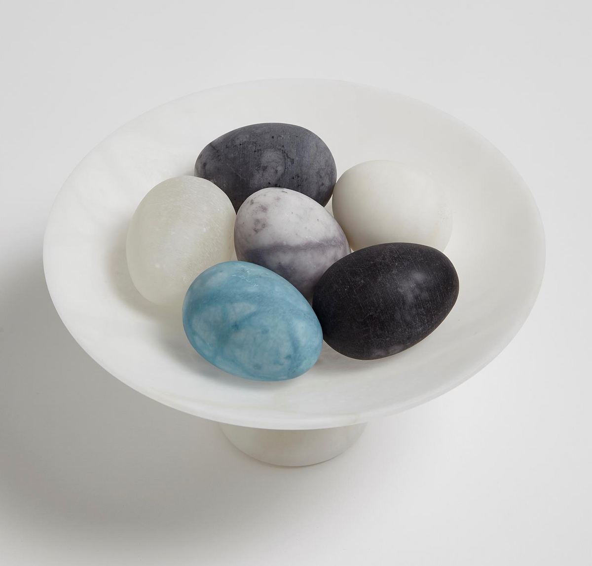 Set of 6 Assorted Alabaster Eggs – SHOP by Interior Archaeology
