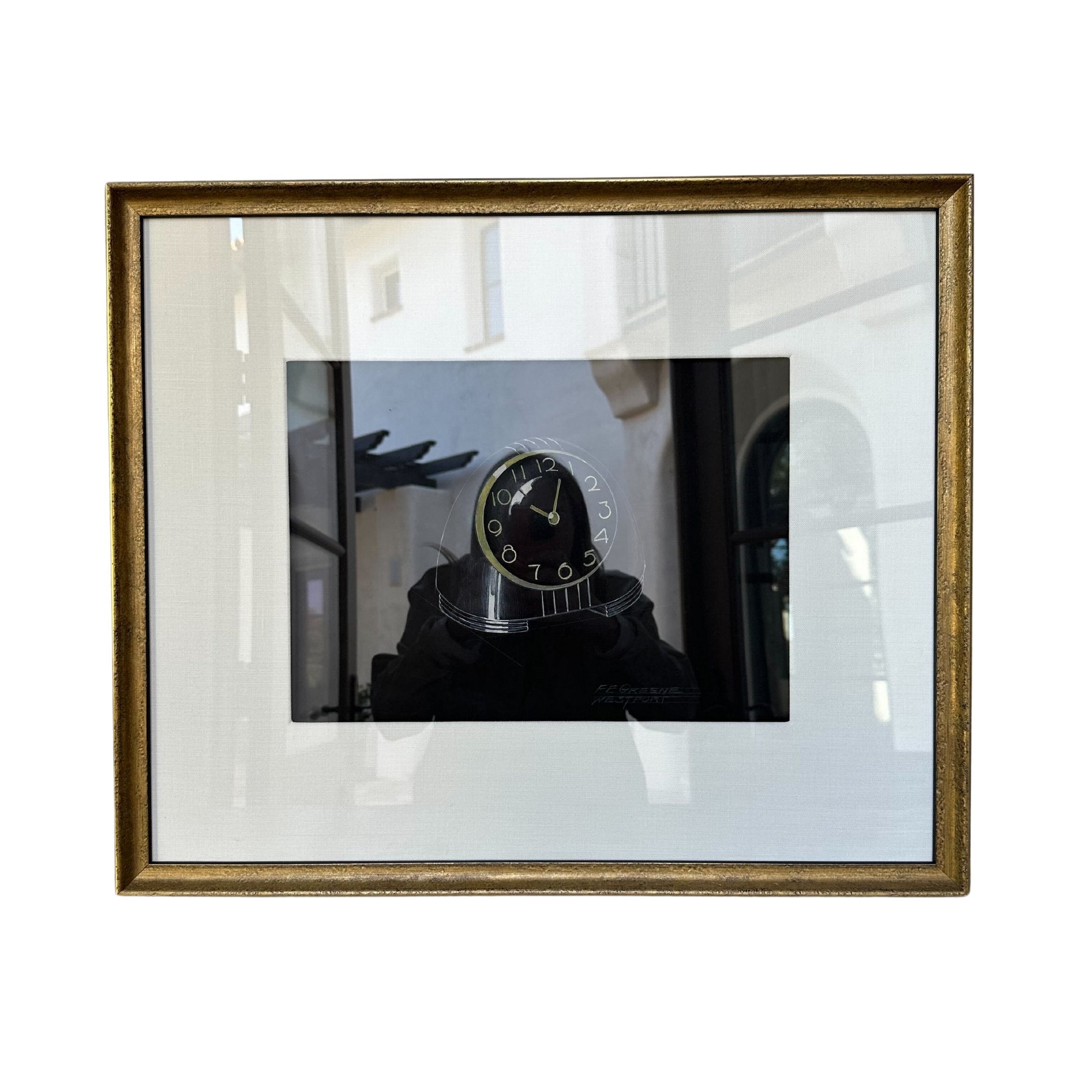 Original Gouache and Pencil, "Clock Design Rendering" by Frederick E ...