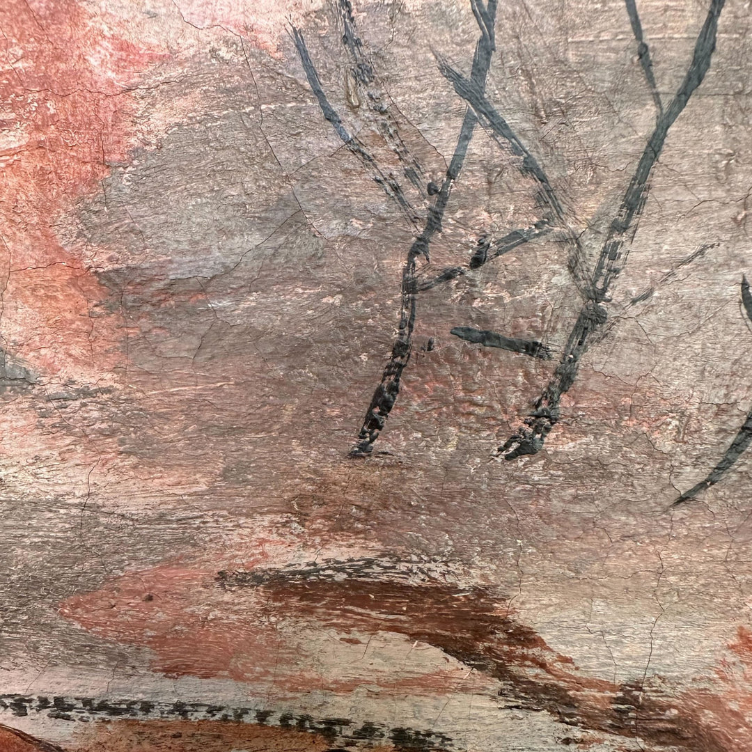 Vintage Original Oil on Canvas “River Landscape” by John Deforest Stull ...