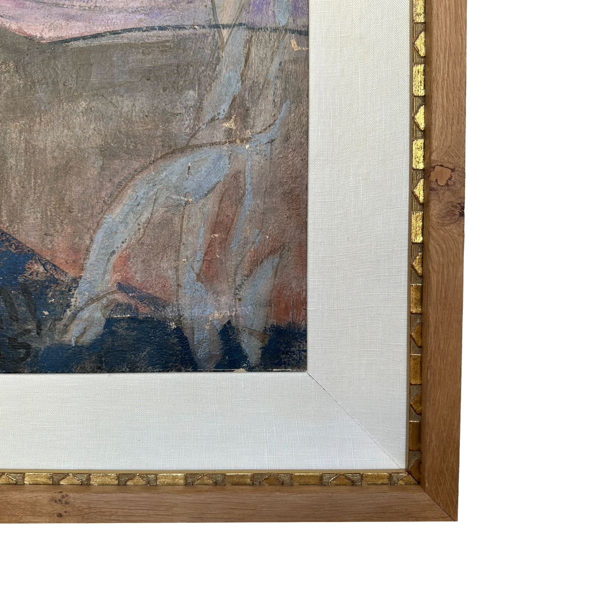 Vintage Original Oil on Canvas “River Landscape” by John Deforest Stull ...