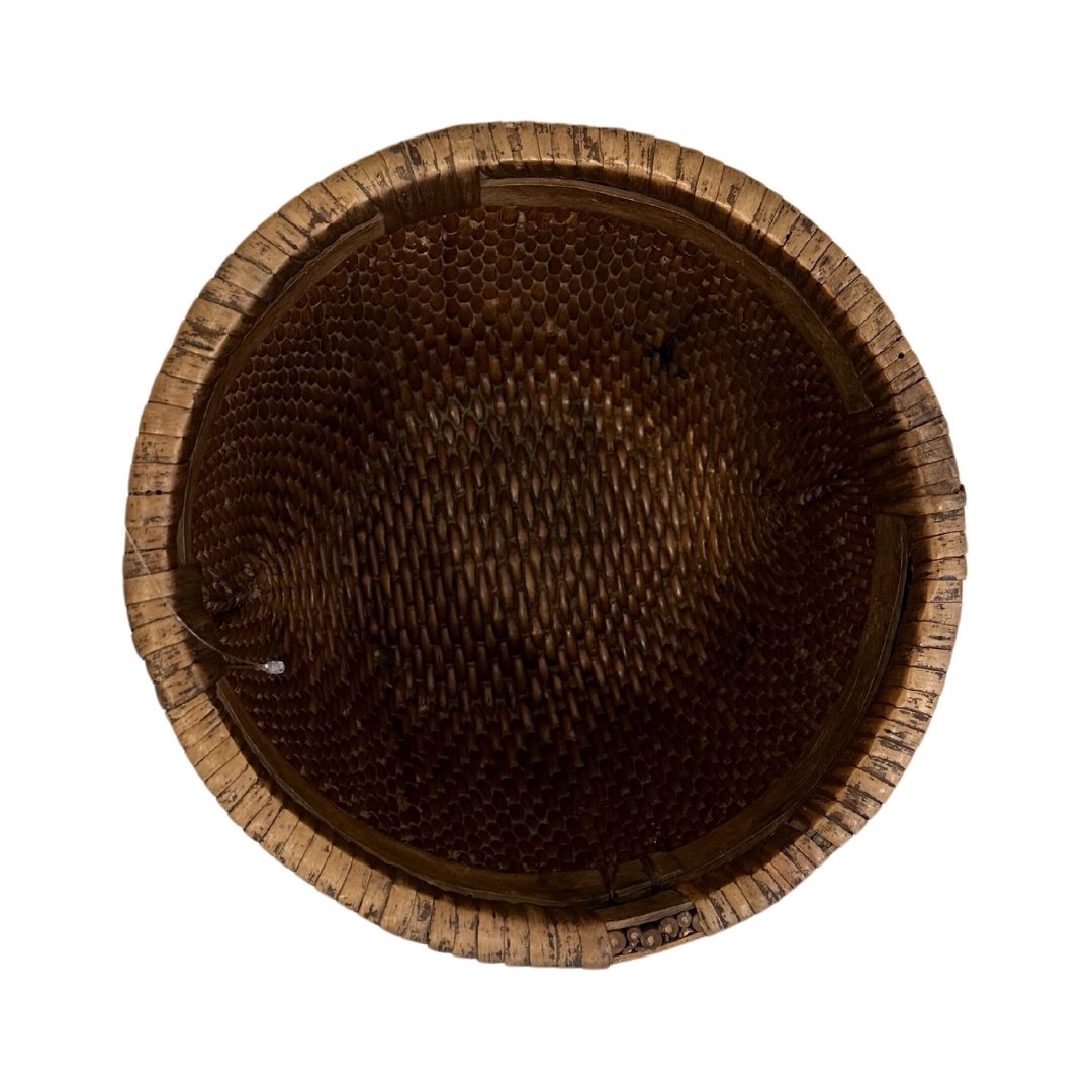 Antique Woven Cache Pot/Plant Basket - A - SHOP by Interior Archaeology