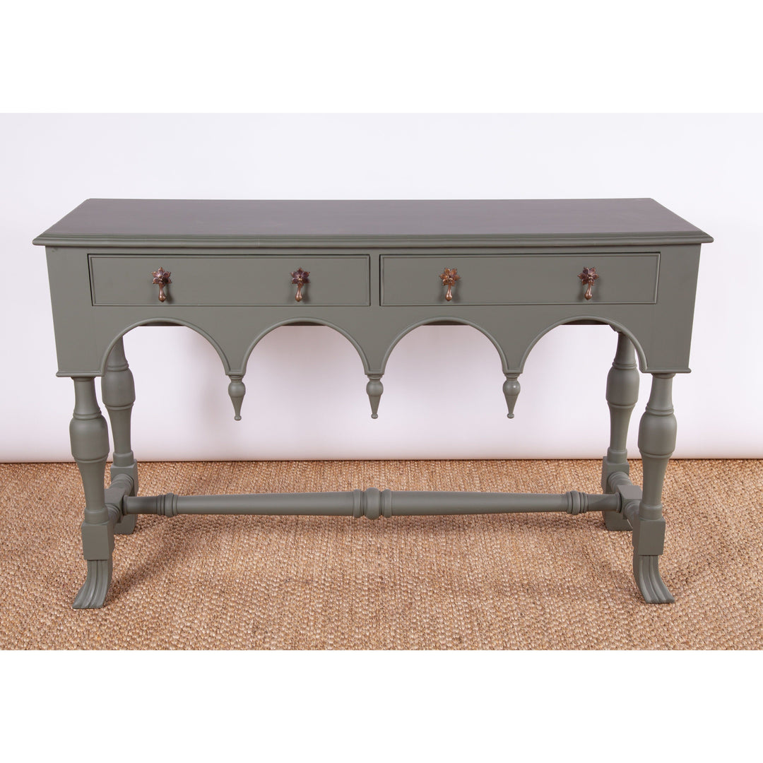 William & Mary Green Console Table - SHOP by Interior Archaeology