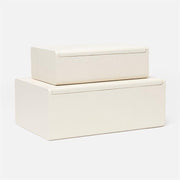 Faux Linen Halia Box Set - Set of 2 - SHOP by Interior Archaeology