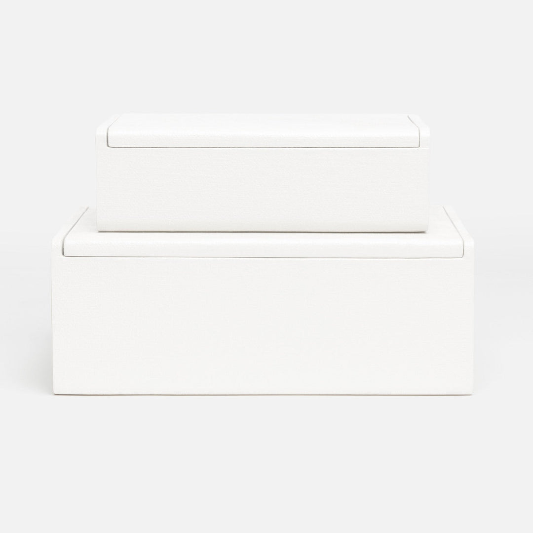 Faux Linen Halia Box Set - Set of 2 - SHOP by Interior Archaeology
