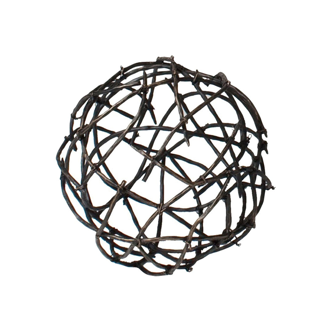 Iron Twig Ball Sculpture - SHOP by Interior Archaeology