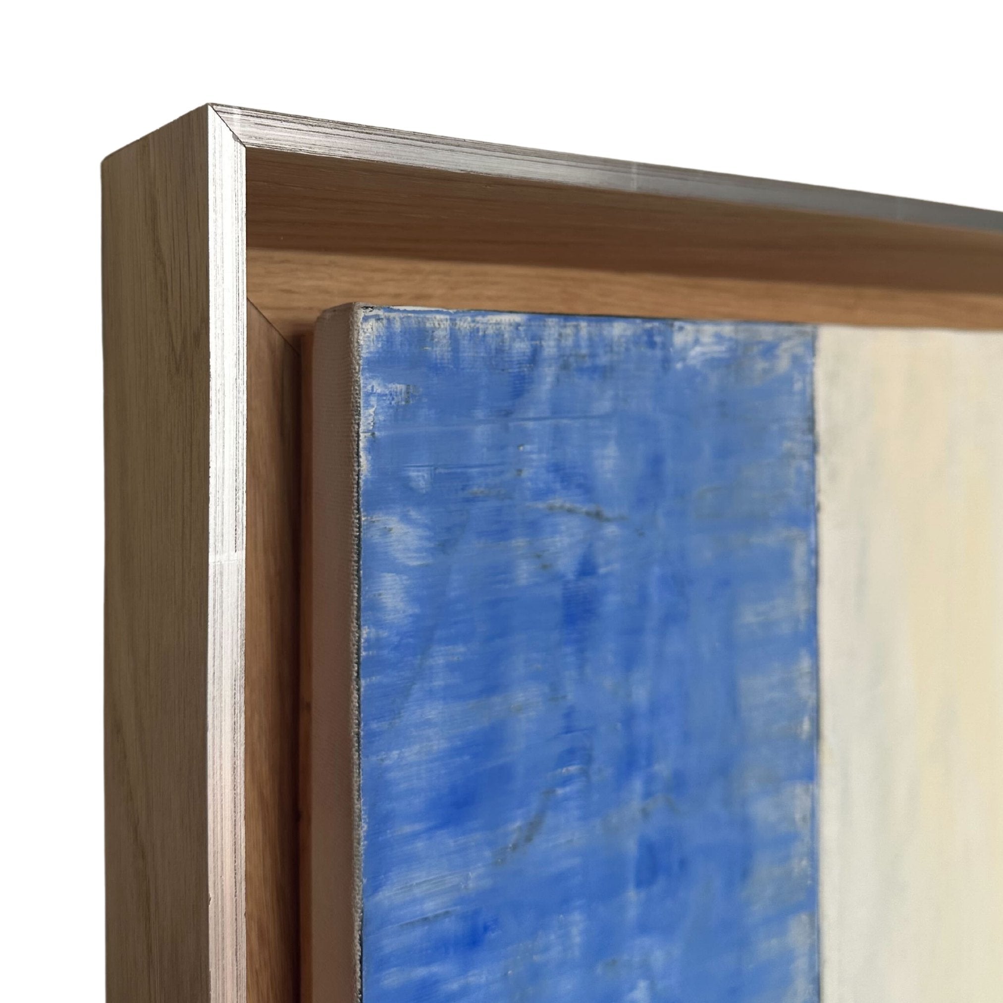 Original Oil and Wax on Canvas, "Suburban Still Life" by Pat Badt - 31. ...