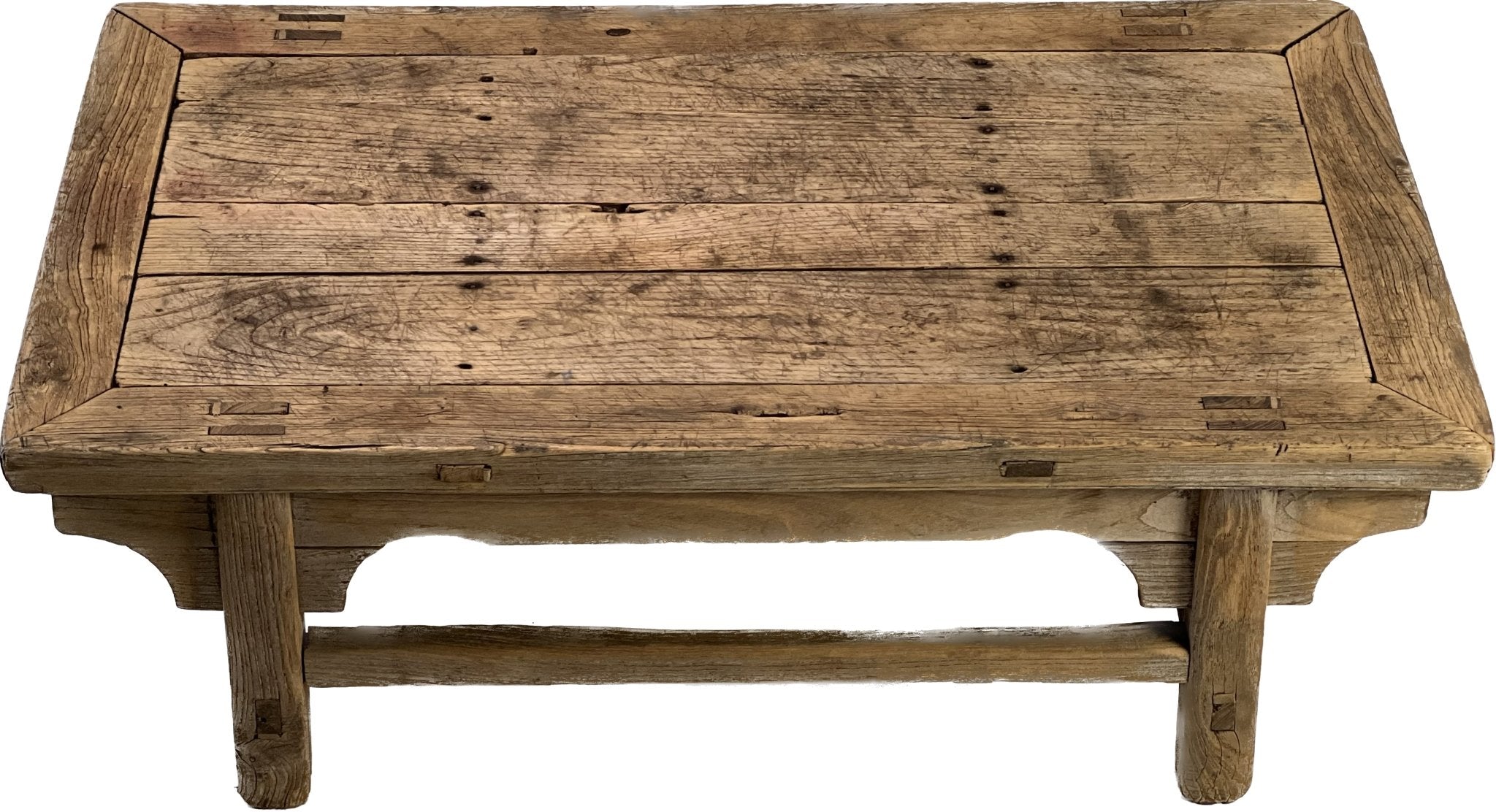 Small Primitive Coffee Table 4 with Corner Brackets - SHOP by Interior ...