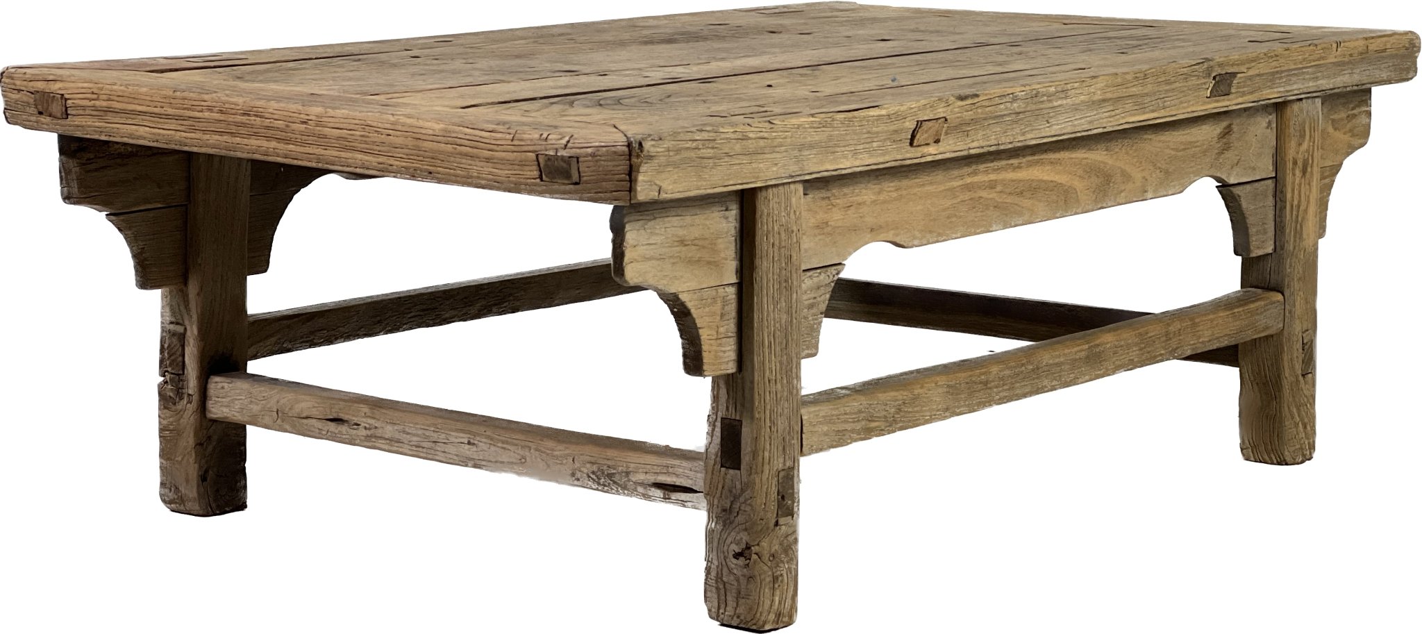 Small Primitive Coffee Table 4 with Corner Brackets - SHOP by Interior ...