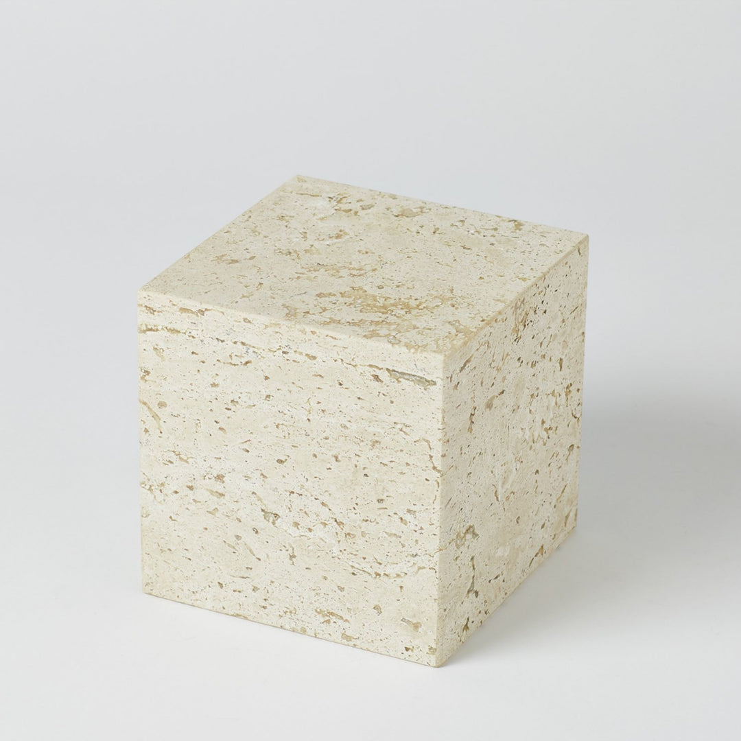 Travertine Cube Risers - SHOP by Interior Archaeology