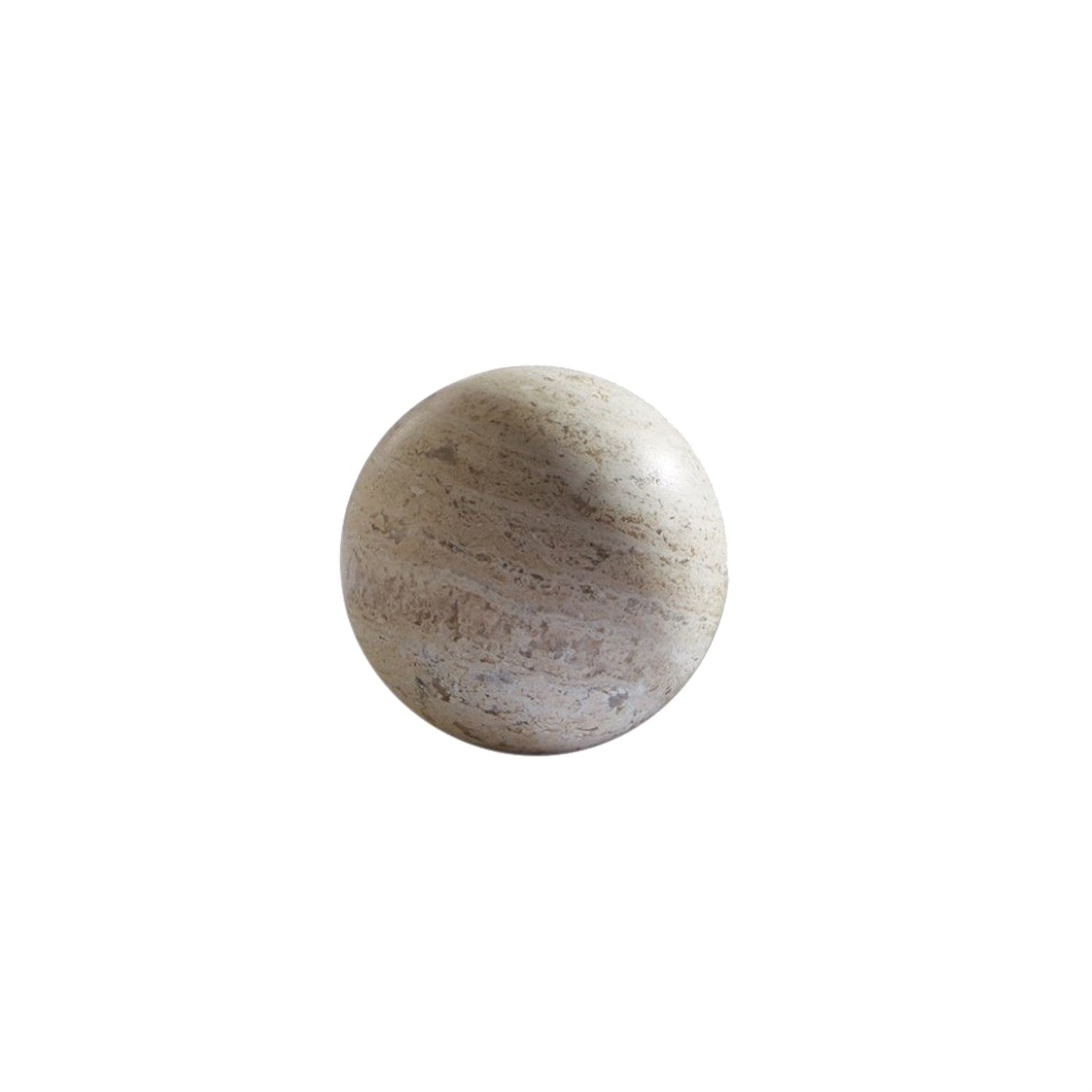 Travertine Sphere Sculptures - SHOP by Interior Archaeology