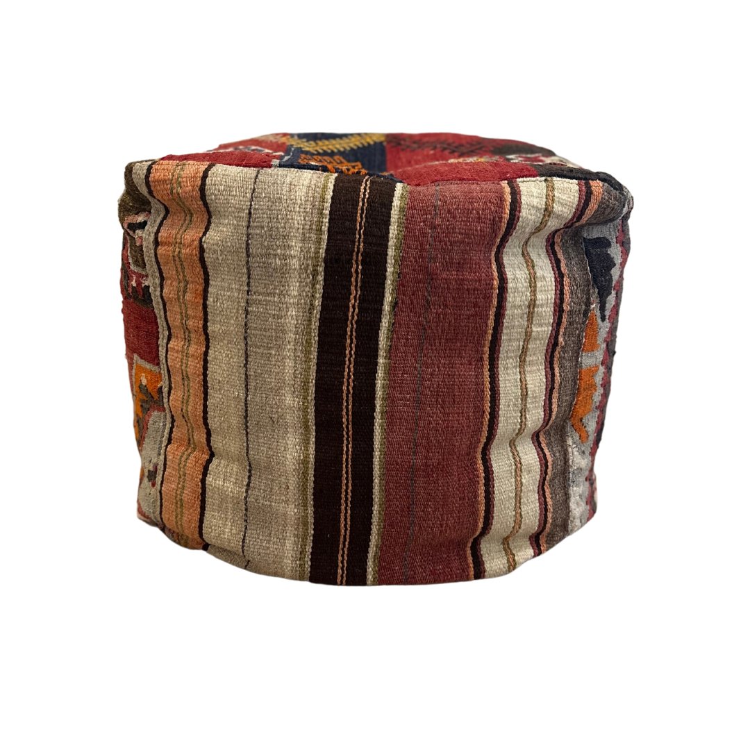 Vintage Kilim Cube Stool - SHOP by Interior Archaeology
