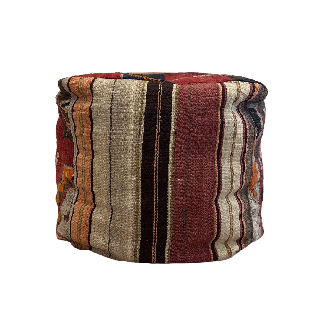 Vintage Kilim Cube Stool - SHOP by Interior Archaeology